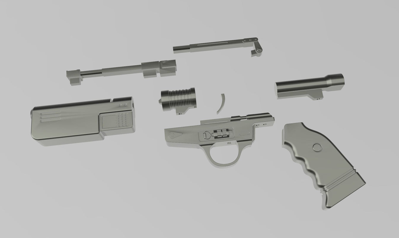 Enforcer Blaster - Full Scale Replica Prop – Clever3DStudio